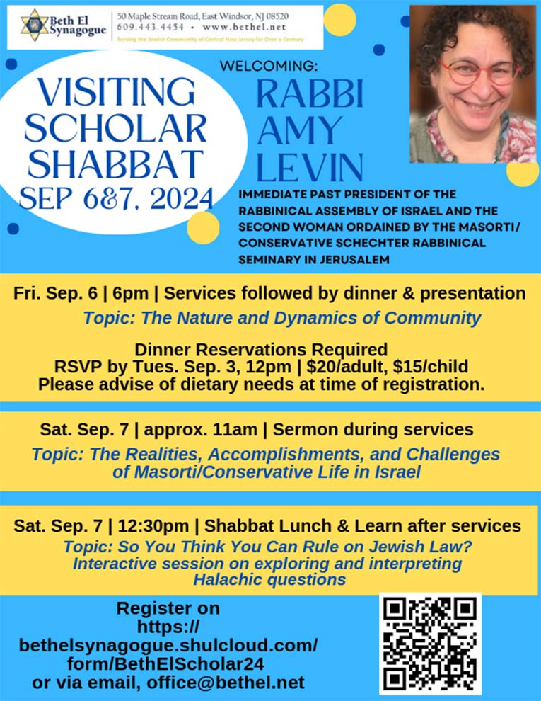 Beth El Synagogue | Serving the Jewish Community of Central New Jersey ...